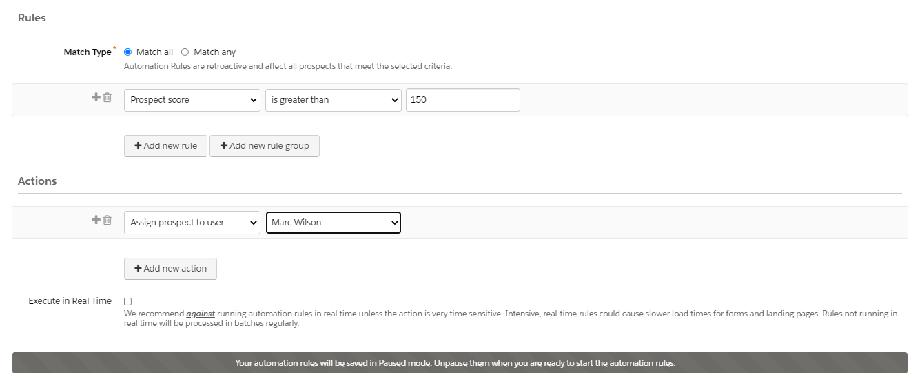 Use Automation Rules to Assign Leads in Pardot | Tether