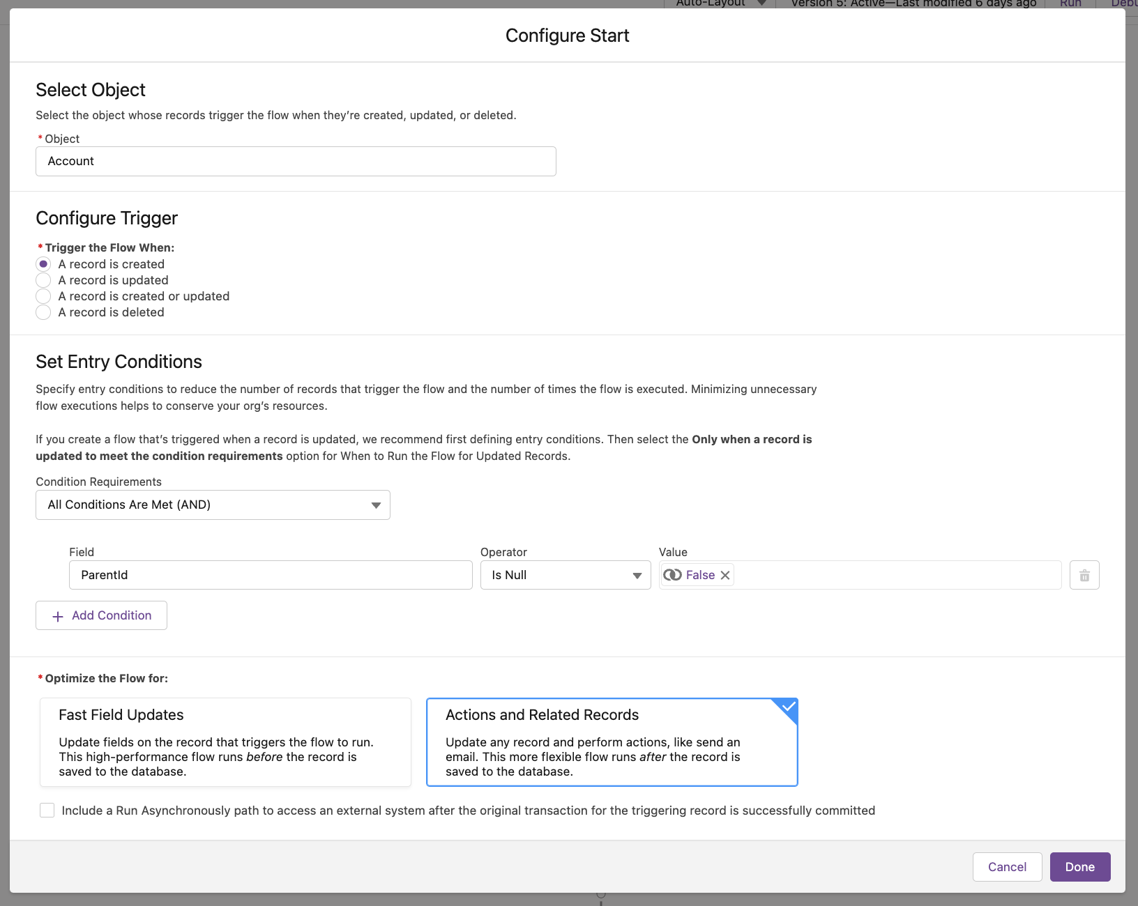 How to Reference the Highest Level of an Account Hierarchy in Flow ...